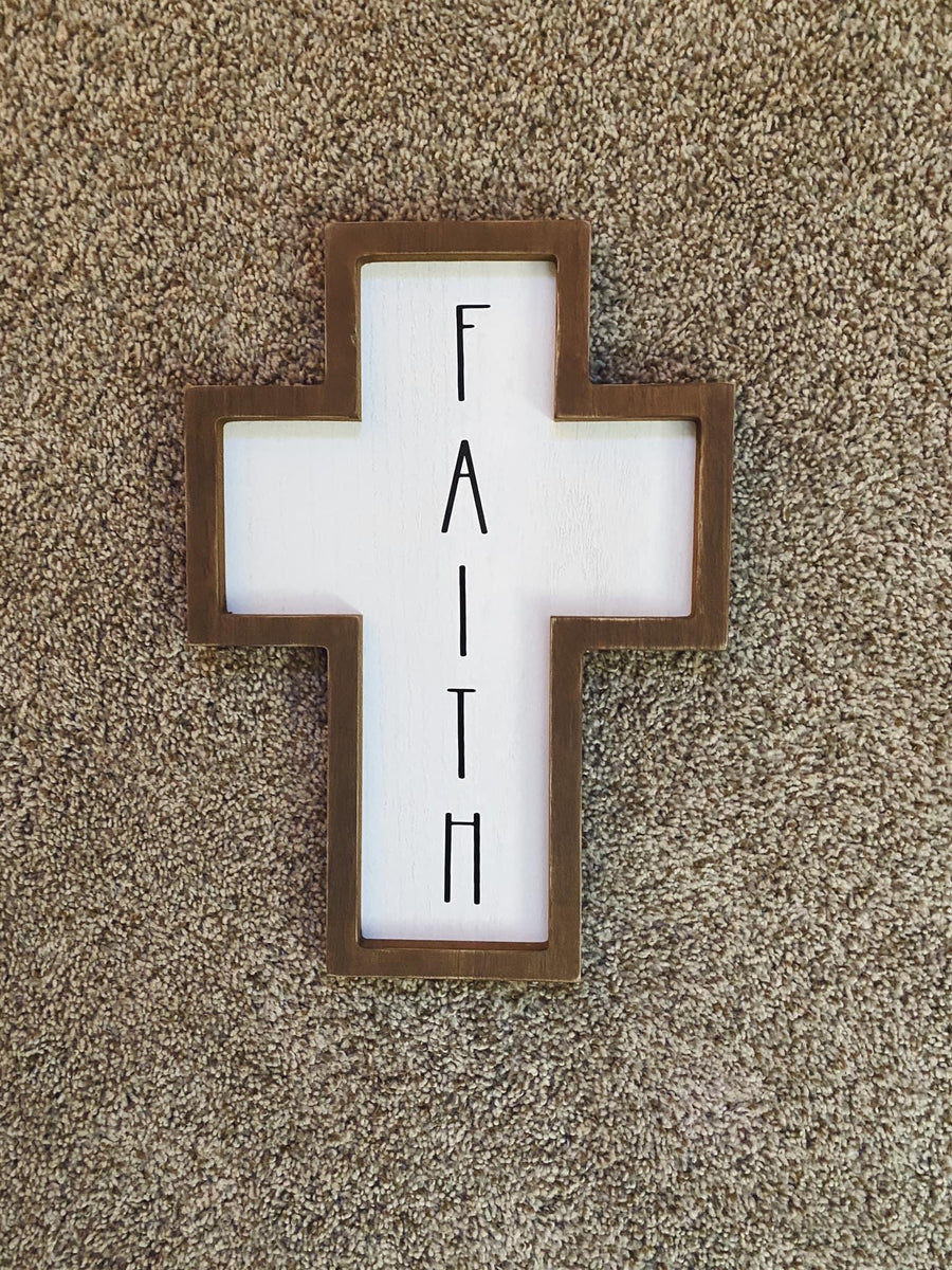 Farmhouse “Faith” Sign – Allana's Custom Creations